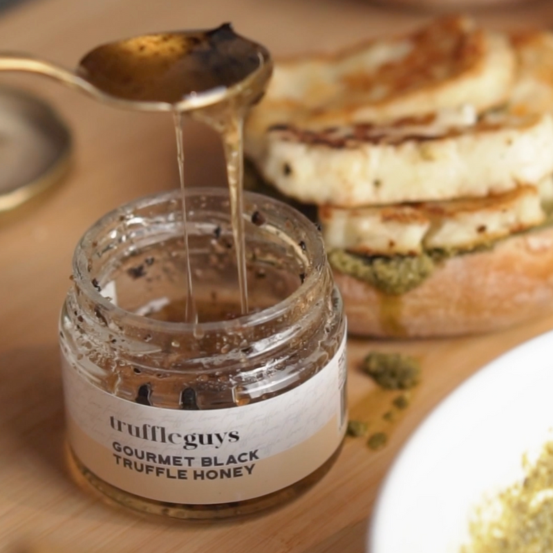 Sticky Truffle Honey Ricotta Crostini’s | Truffle Guys UK